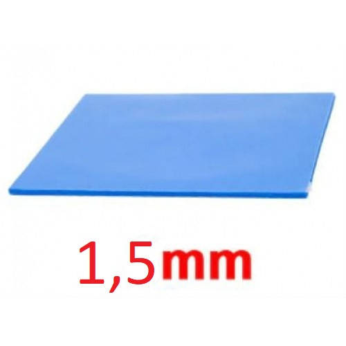 Термопрокладка 100*100*1,5 мм синя 4 W/m (ID#1516601414), ціна: 80 ...