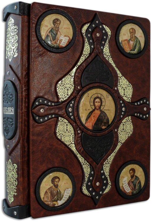 Кожаная Книга «Библия с Иконами» — Купить Недорого на Bigl.ua (1516599828)