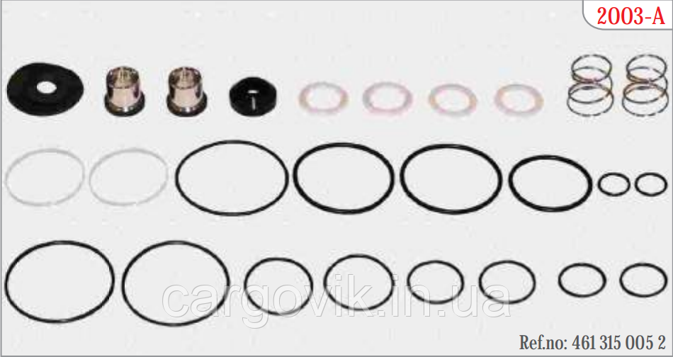 Ремкомплект крана тормозного главного DAF, Iveco, MB, Renault, Volvo ...