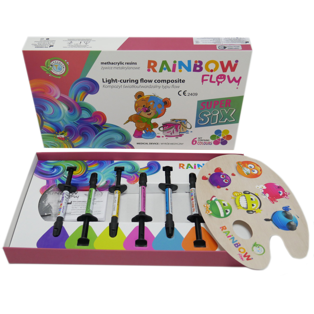 Rainbow flow (Мосту флоу), набір 6 шприців, фотополімерний матеріал ...