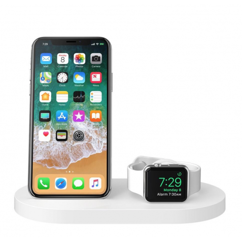 Купить Зарядное устройство Belkin Qi Wireless iWatch 1A + iPhone 7.5W ...