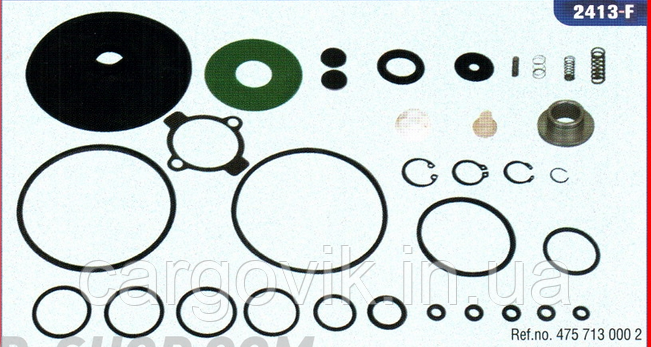 Ремкомплект регулятора тормозных сил DAF, IVECO, MAN, MB, RVI, VOLVO ...