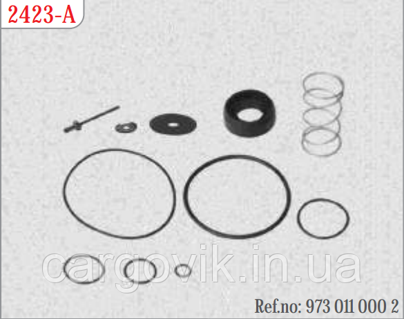 Ремкомплект клапана ускорительного 1343946, MAN, MB, SCANIA, BMC, DAF ...