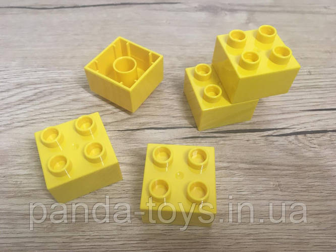 Купити Кубики 2х2 для Лего Дупло (жовтий), ціна 7 грн - Prom.ua (ID ...