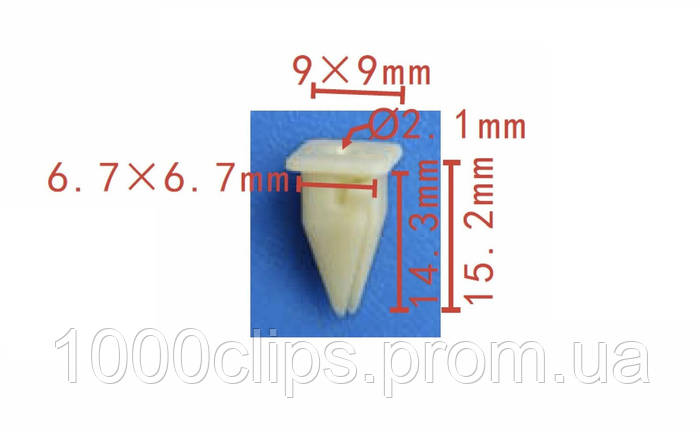 Купити Кліпси пістон втулка кріплення подкрылка Toyota Lexus 9018904207 ...