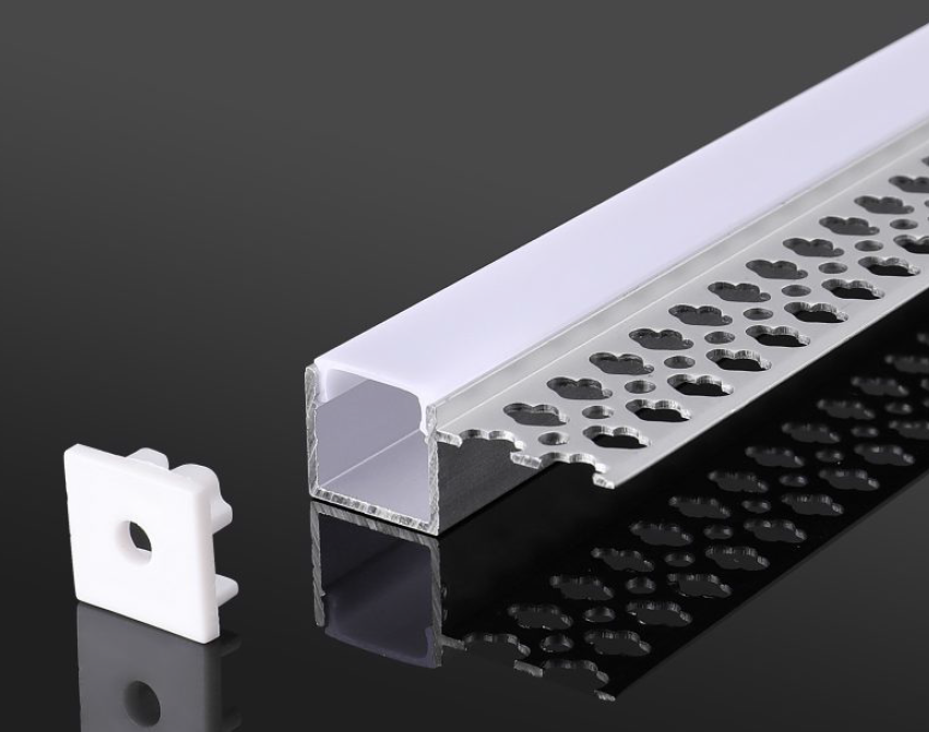 Профиль LEDTech боковой в гипсокартон под штукатурку для светодиодной ленты LT-103b 15*35мм ...