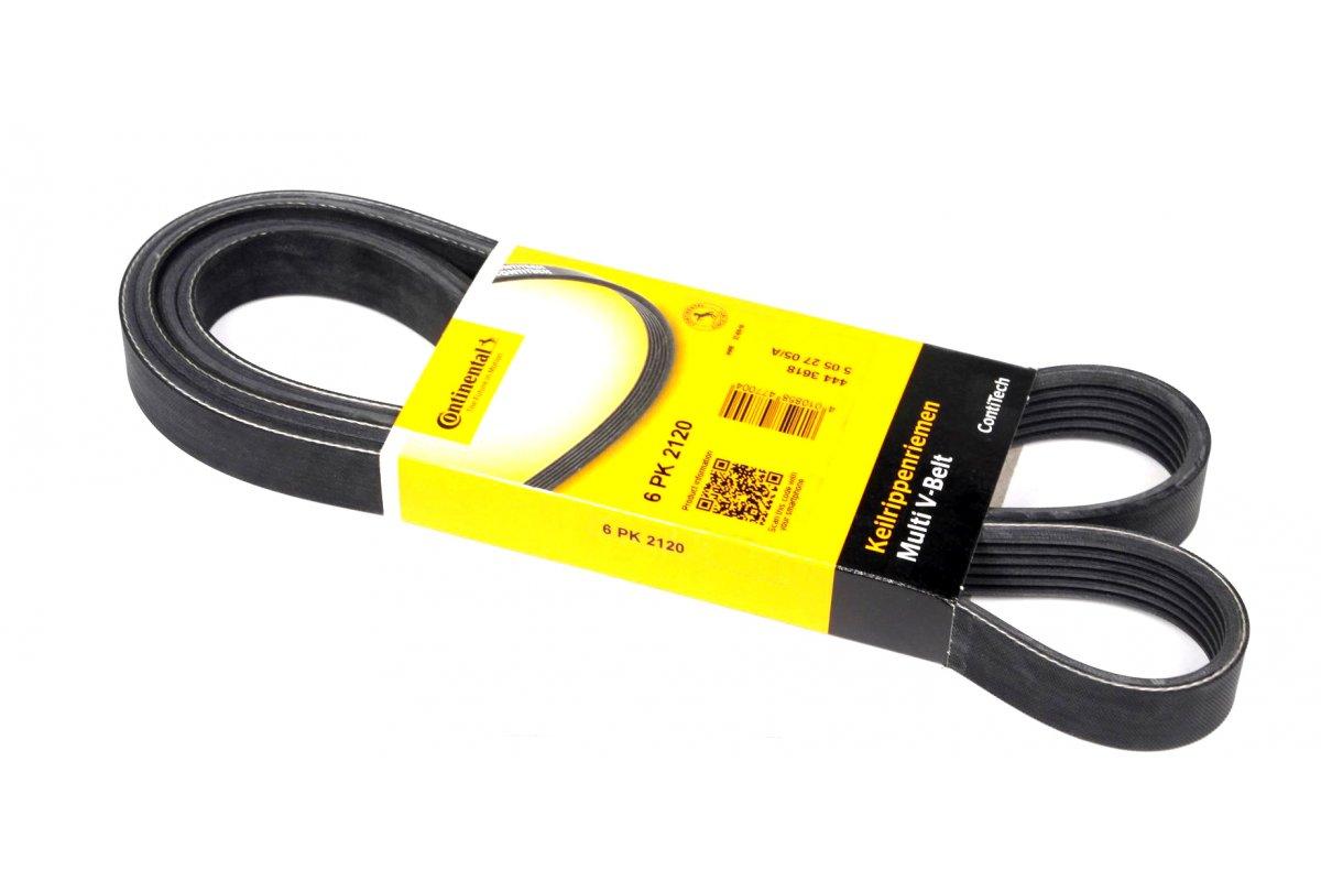 Ремень генератора VW Transporter T4 2.4D 1990-2003 6PK2120 CONTITECH ...