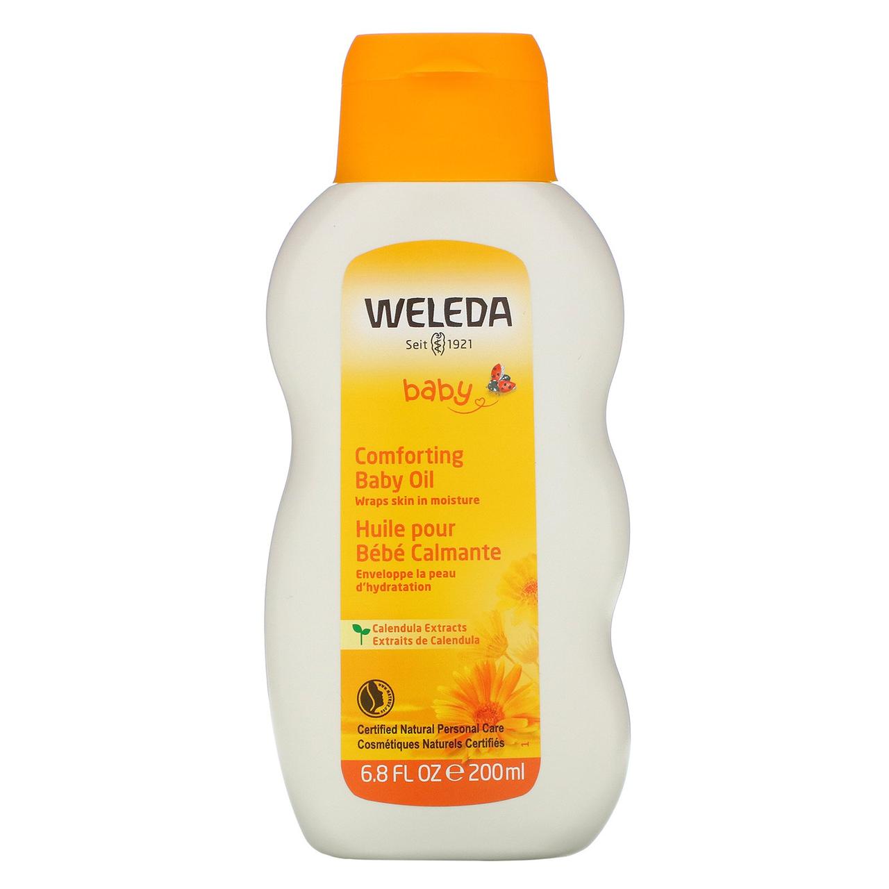 Заспокійливий масло для дітей з екстрактом календули Веледа Weleda Baby ...