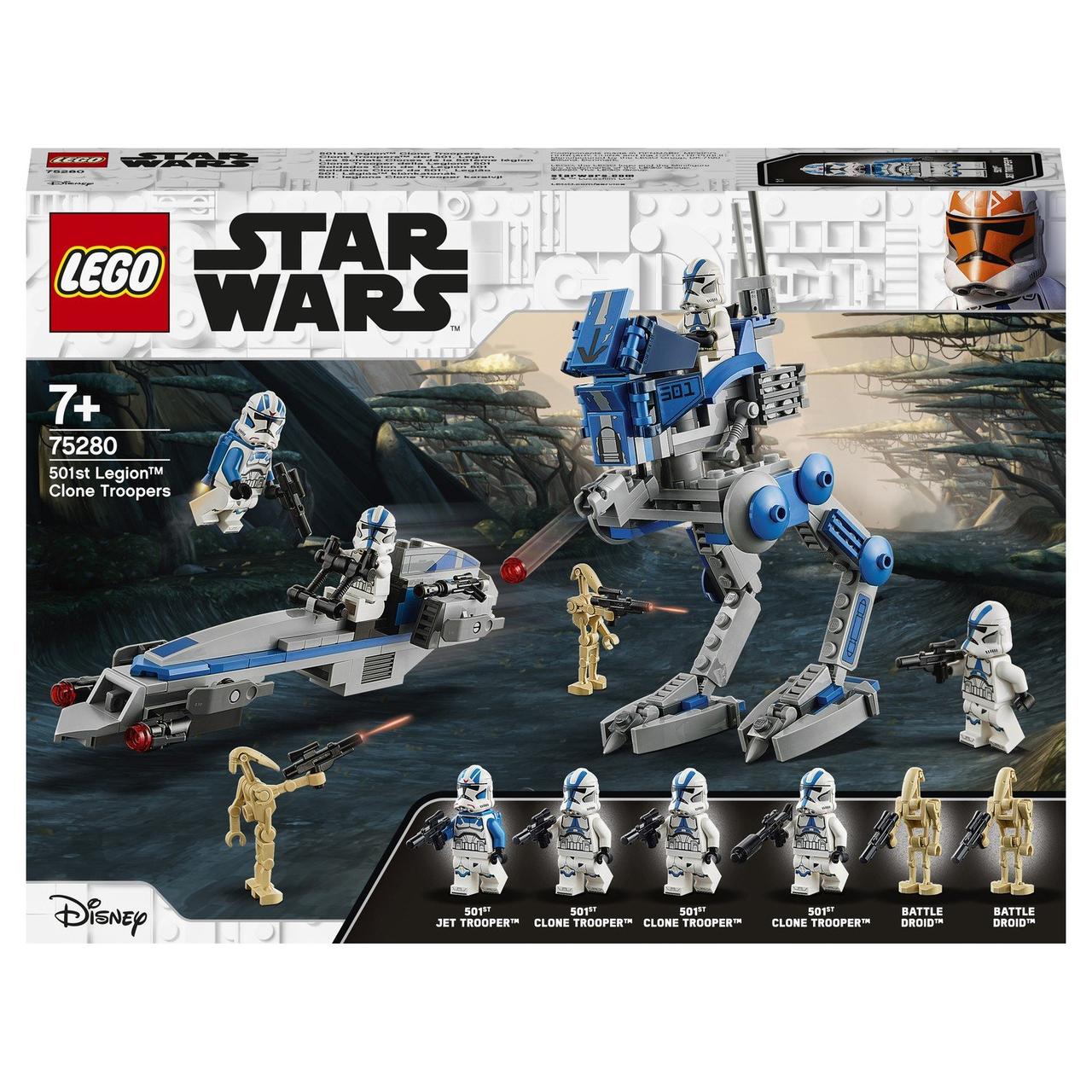 Конструктор LEGO Star Wars 75280 Клоны-пехотинцы 501-го Легиона 285 ...