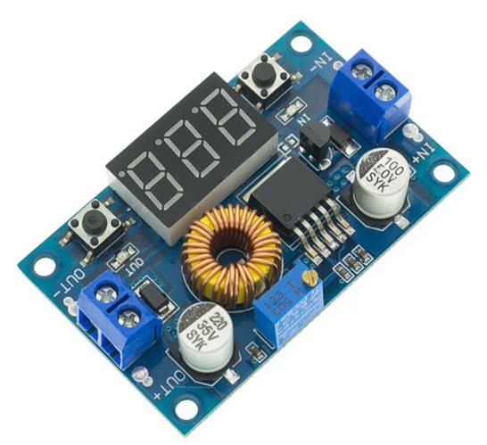 Преобразователь понижающий напряжение с регулировкой, модуль с ...