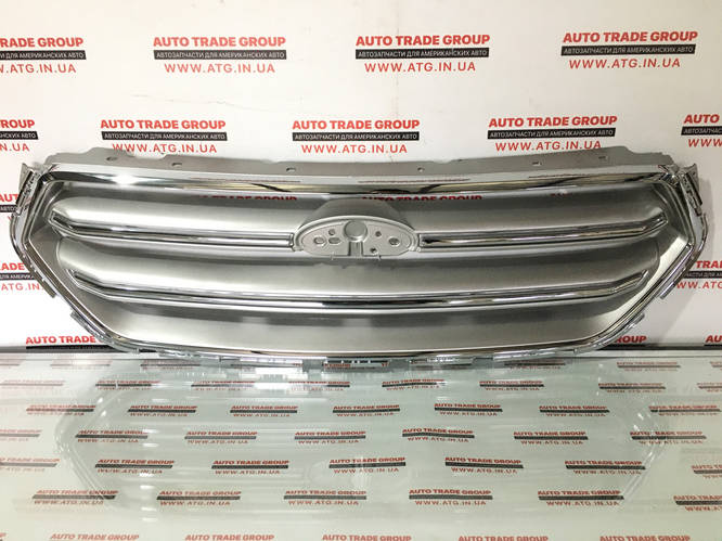 Решетка радиатора grill Ford Escape MK3 17-19 полностью хром без ...