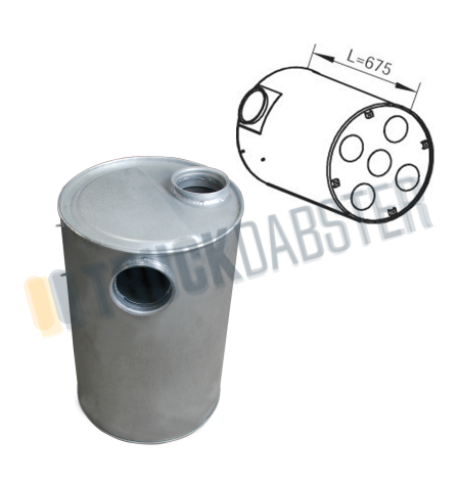 Глушитель VOLVO основной (ID#1092212518), цена: 4667.76 ₴, купить на ...