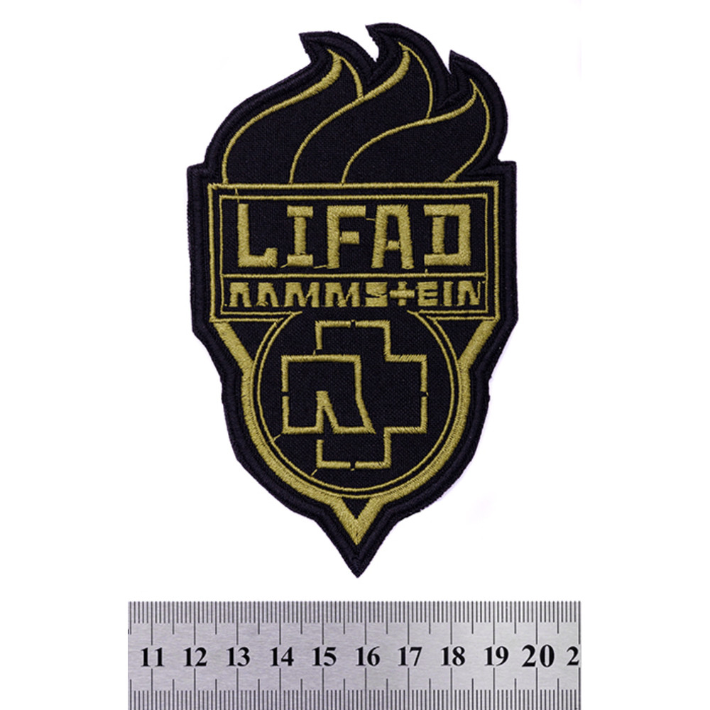 Нашивка Rammstein "LIFAD" (ID#648861025), цена: 66 ₴, купить на Prom.ua