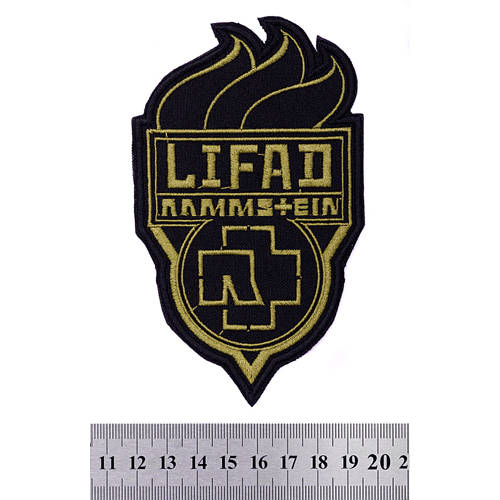 Нашивка Rammstein "LIFAD" (ID#648861025), цена: 66 ₴, купить на Prom.ua
