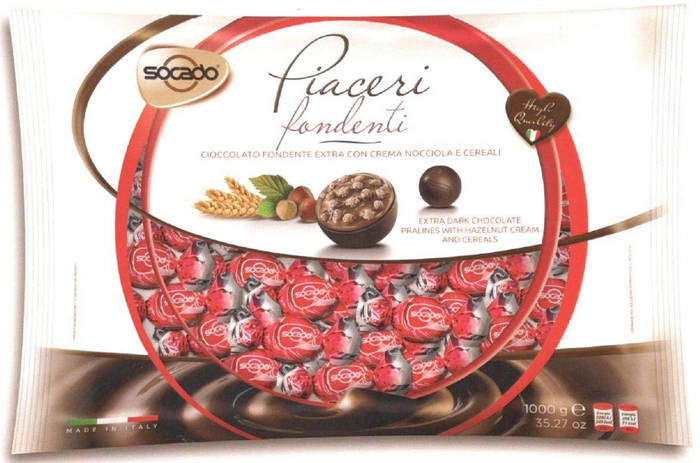 Купити Socado Праліне з чорного шоколаду (Лісовий горіх з Пластівцями ...