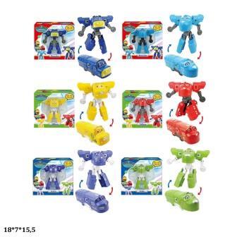 Трансформер транспорт Chuggington, 6 видов, в коробке 18х7х15,5, 2189 ...