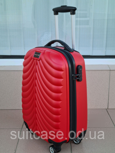 Купить Чемодан пластиковый MCS V 210 малый Турция Red, цена 1000 ...