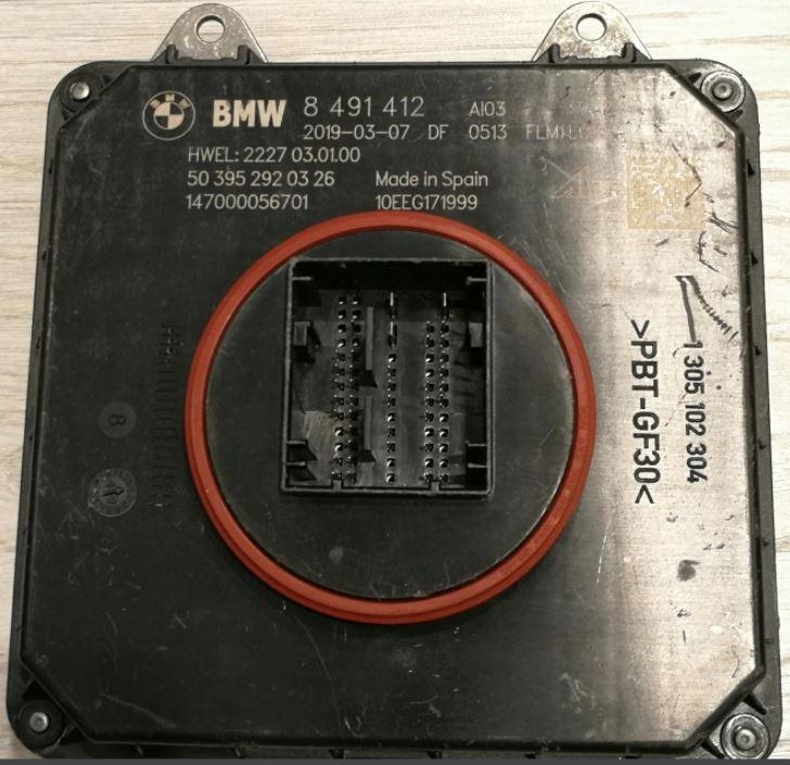 НЕ адаптивный LED модуль BMW 5 G30 8491412 HWEL: 2227 03.01.00 AI04 ...