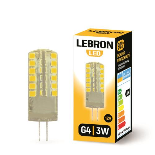 Купить LED лампа Lebron L-G4, 3W, 12V, G4, 4500K, 260Lm, угол 360 ...