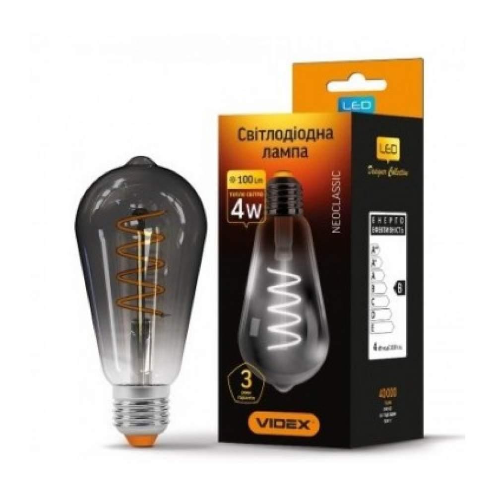 Купить Лампа led Videx 4W Е27 2100К filament ST64, цена 277 грн — Prom.ua (ID#1522431066)