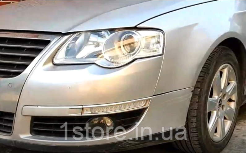 Passat B6 Штатные ДХО DRL в бампер динамические поворотники + дневные ...