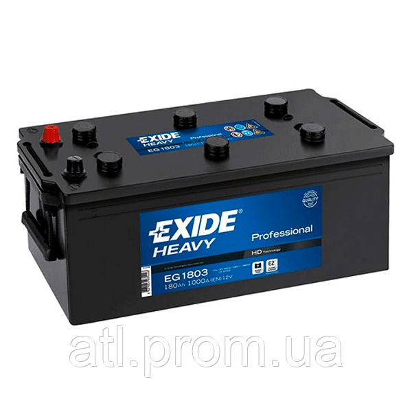 Грузовой Аккумулятор EXIDE Start PRO 6СТ-180Ah Аз 1000A (EN) EG1803 ...
