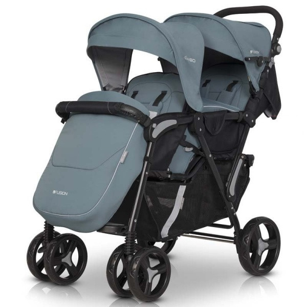 Коляска Прогулочная для Двойни EasyGo Fusion Duo 2021 Mineral с ...