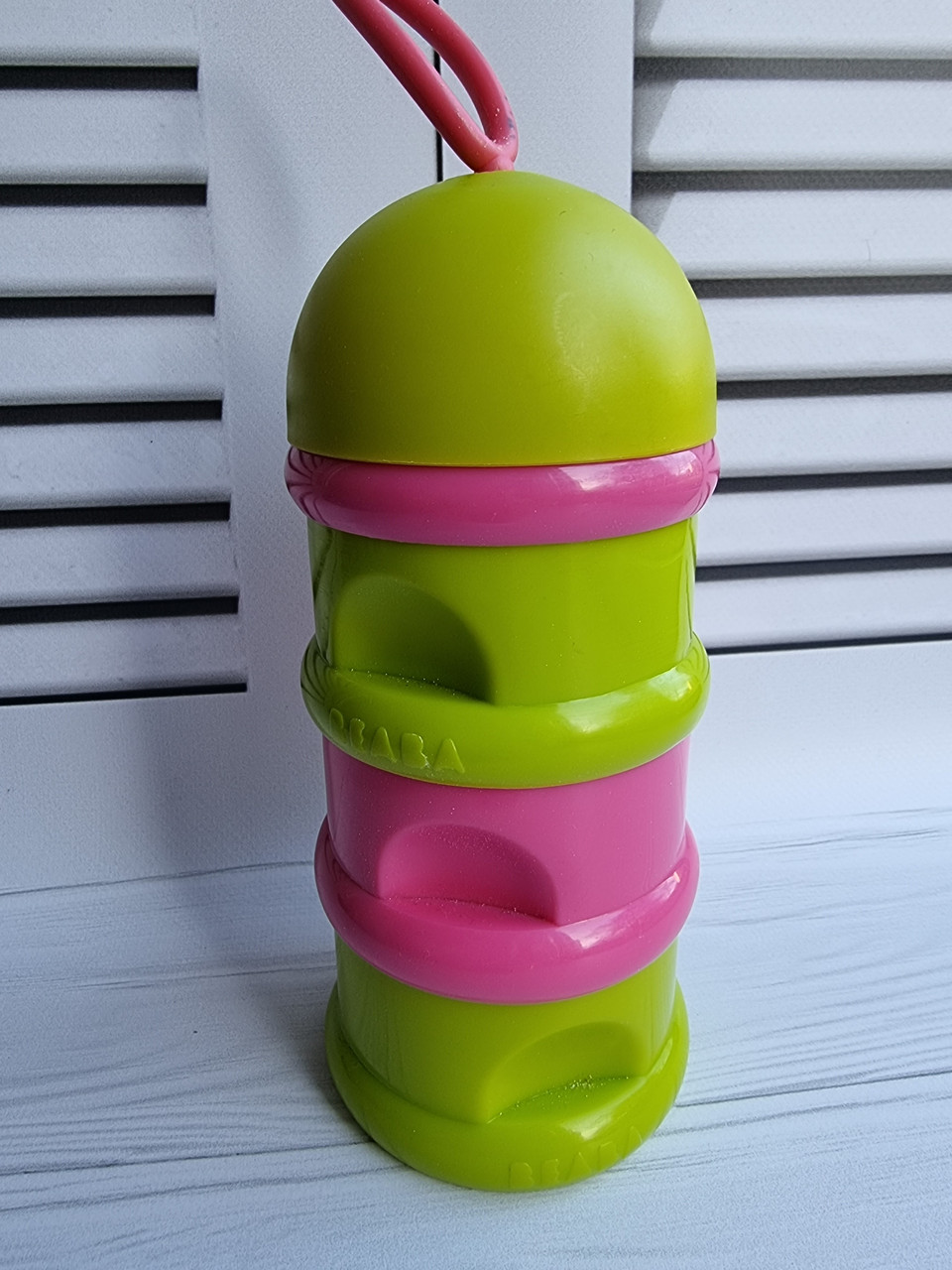 Емкость-дозатор для Молочной Смеси Beaba - Зелено-розовый — Купить ...