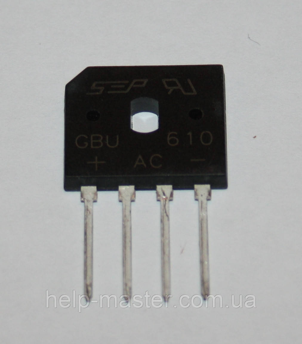 Діодний міст GBU610 (6A;1000V): продаж, ціна у Київській області. Діоди ...