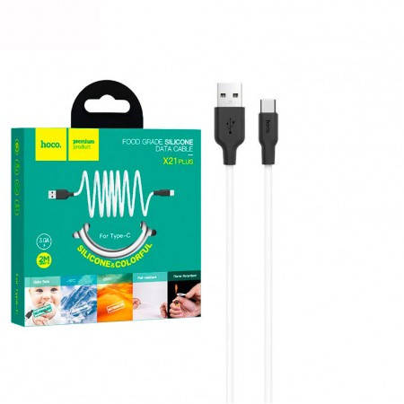 Купити Кабель Hoco X21 Plus від USB до Type-C, для синхронізації даних ...