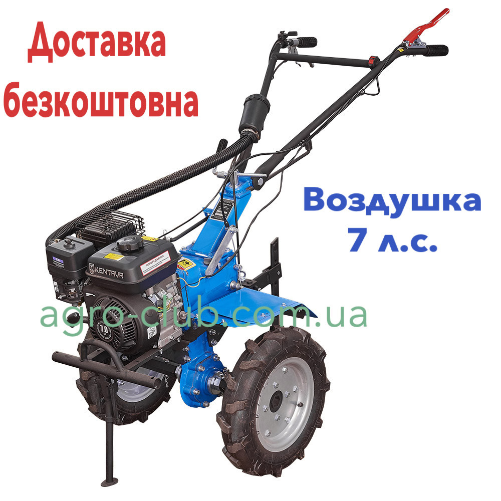 Мотоблок с Фрезой Кентавр 2070Б (7 Л.с., Ручной Стартер) (4.00 Х 10.00 ...