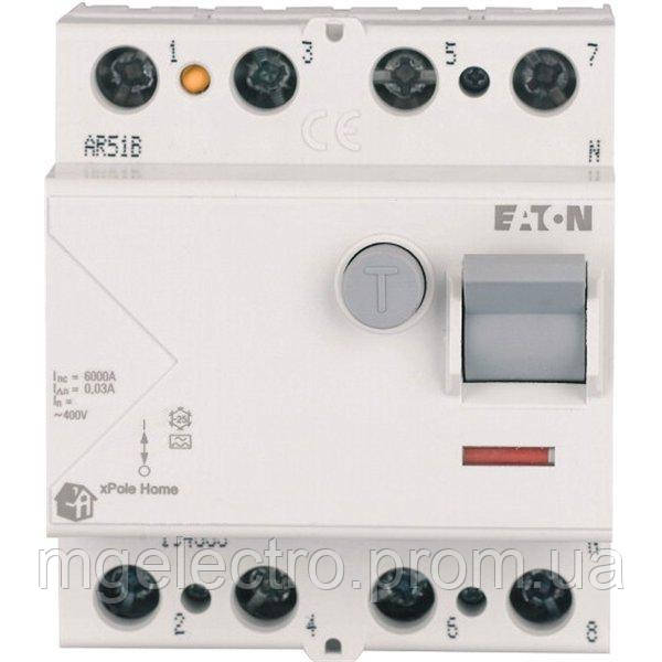 Купить Дифференциальное реле (УЗО) EATON HNC-63/4/003, цена 1720 грн ...