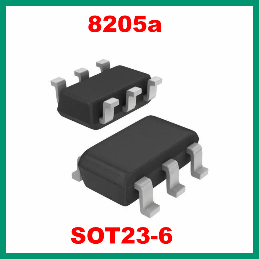 Купить Микросхема 8205a (SOT23-6), цена 4 грн — Prom.ua (ID#1392376246)