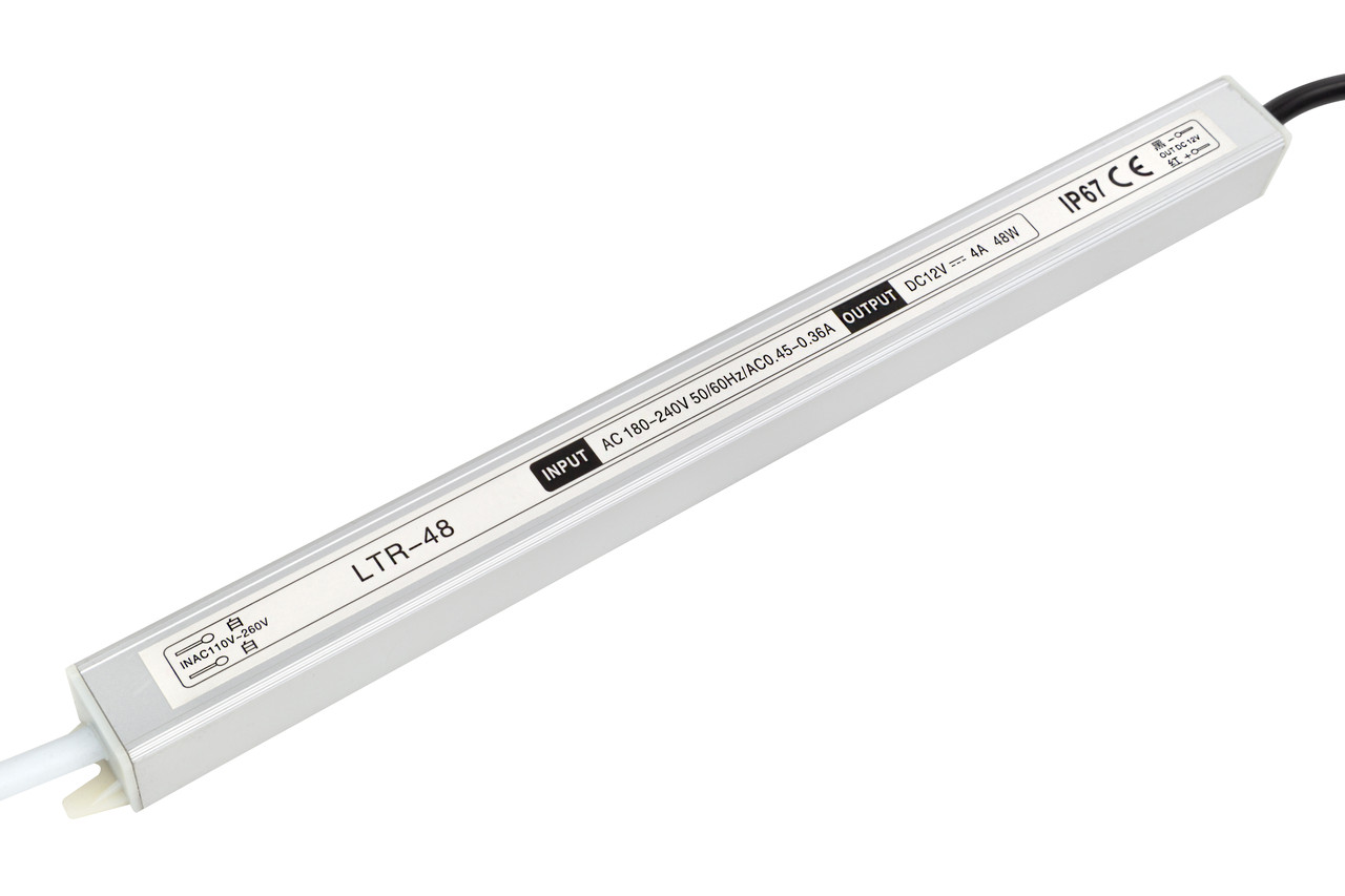 Блок питания LEDTech 12v 4а 48Вт Stick в герметичном корпусе ip67 ...
