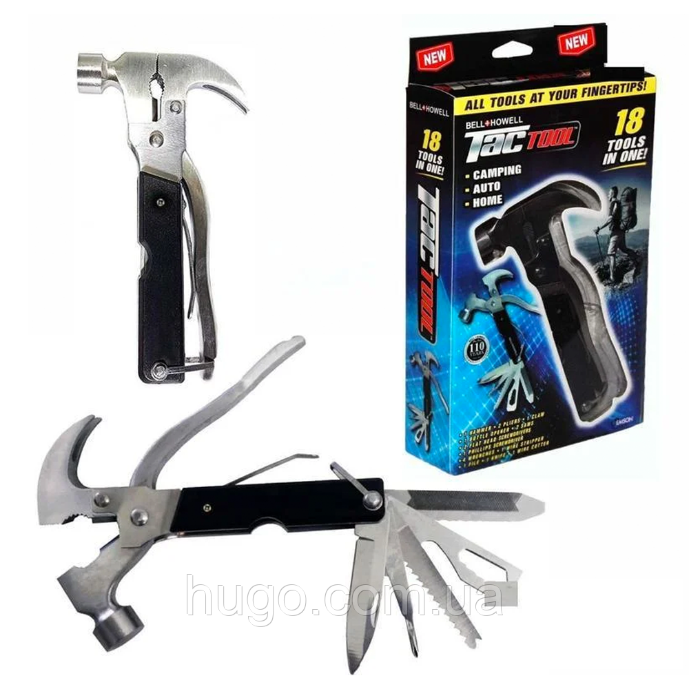 Універсальний ключ мультитул з молотком Multi hammer 18 в 1 ...