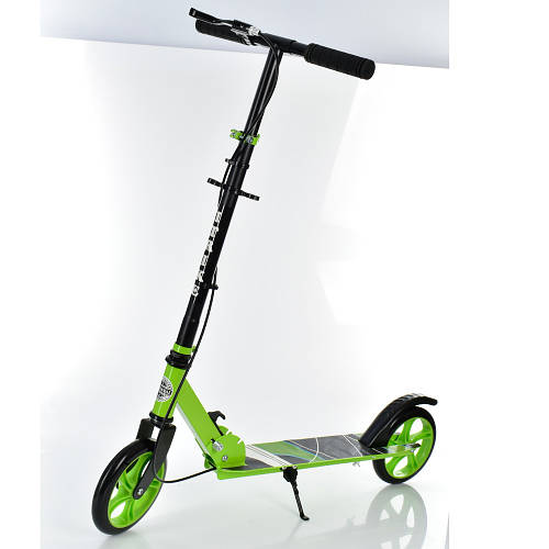Двухколесный детский складной самокат iTrike SR2-008-GR1 с ручным ...