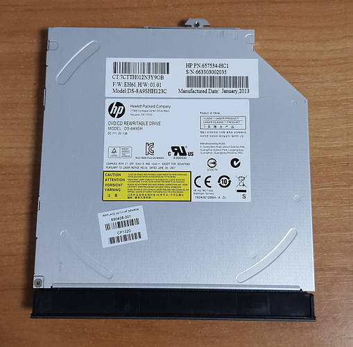 Оптический привод для ноутбука Hp ProBook 6570, DS-8A9SH, 690408-001 ...