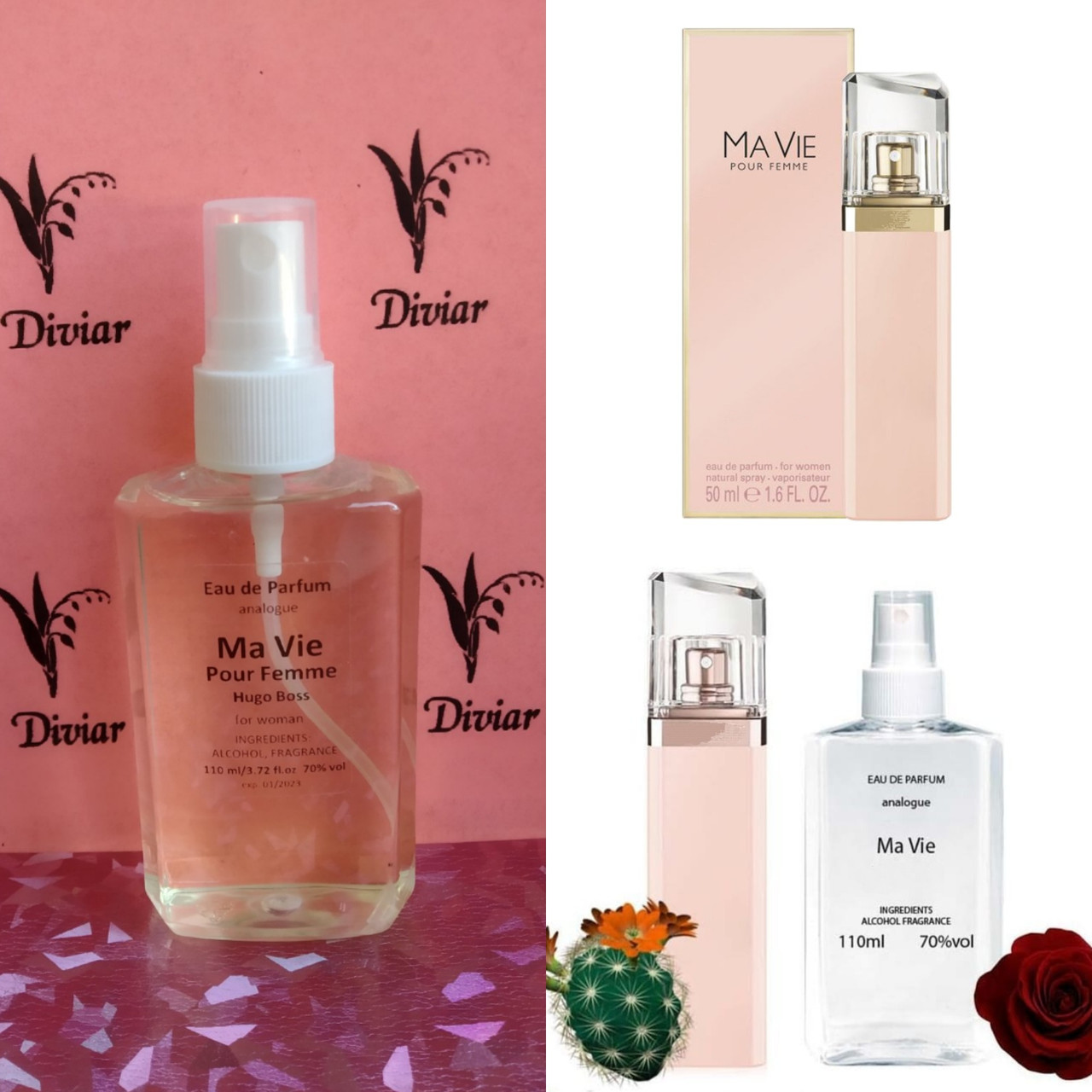 Купить Парфюмированная женская вода Hugo Boss Ma Vie, наливные ...