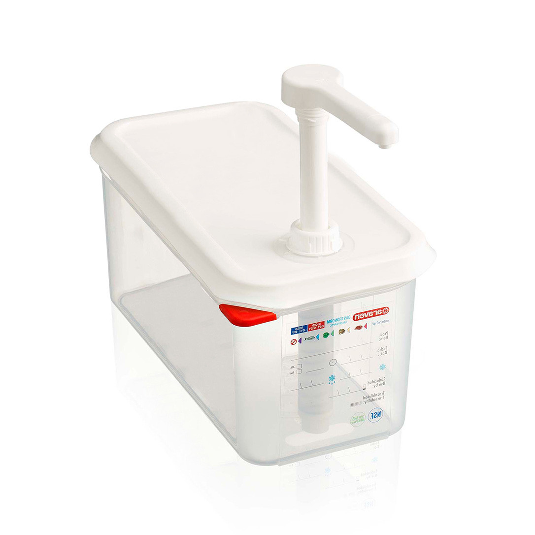 Купить Диспенсер для соуса GN 1/4, 4,3 л,1 порция - 30 мл Araven 01358 ...