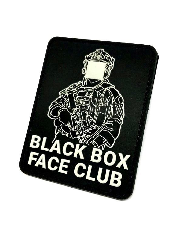ПВХ шеврон "Black box face club"bk-wh, ціна 140 грн — Prom.ua (ID ...