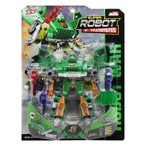 Трансформер "Super Robot", зеленый (ID#1527878429), цена: 208.30 ...