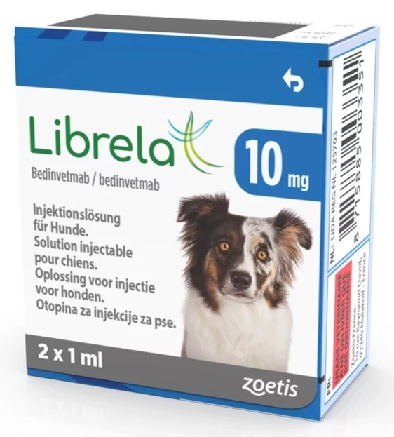 Лібрела 10 мг (2 дози) для ін'єкцій під час остеоартриту в собак ...