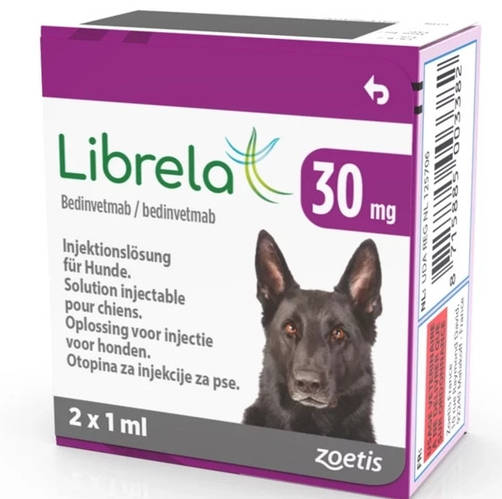 Лібрела 30 мг 1 ампула розчин для ін'єкцій під час остеоартриту в собак ...