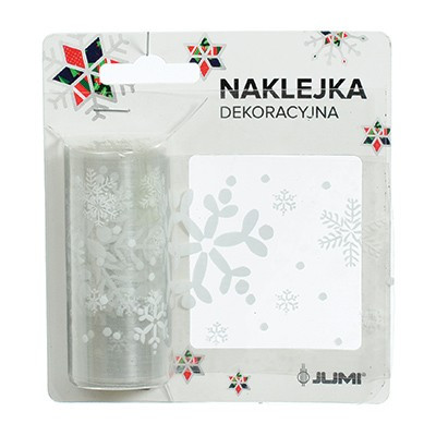 Наклейка для Окон Новогодняя Jumi Снежинки 7,6 См Х 2 М, Декоративные ...