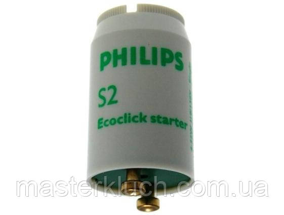 Стартер для люмінесцентних ламп 4-22W Philips S2 (ID#240591352), ціна ...