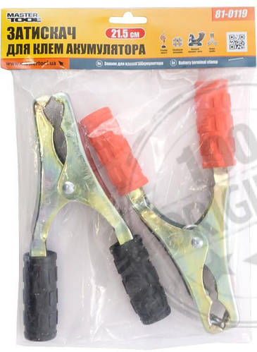 Купить Зажимы для клемм аккумулятора Mastertool - 215 мм, цена 195.56 ...