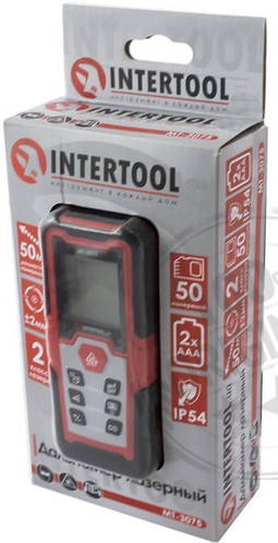Дальномер лазерный Intertool - 50 м откидная ножка, цена 1818.31 грн — Prom.ua (ID#1216377225)
