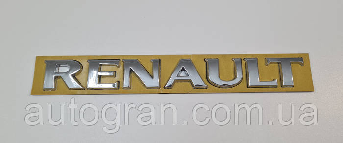 Эмблема надпись Renault багажника Trafic Master (ID#1529647138), цена ...