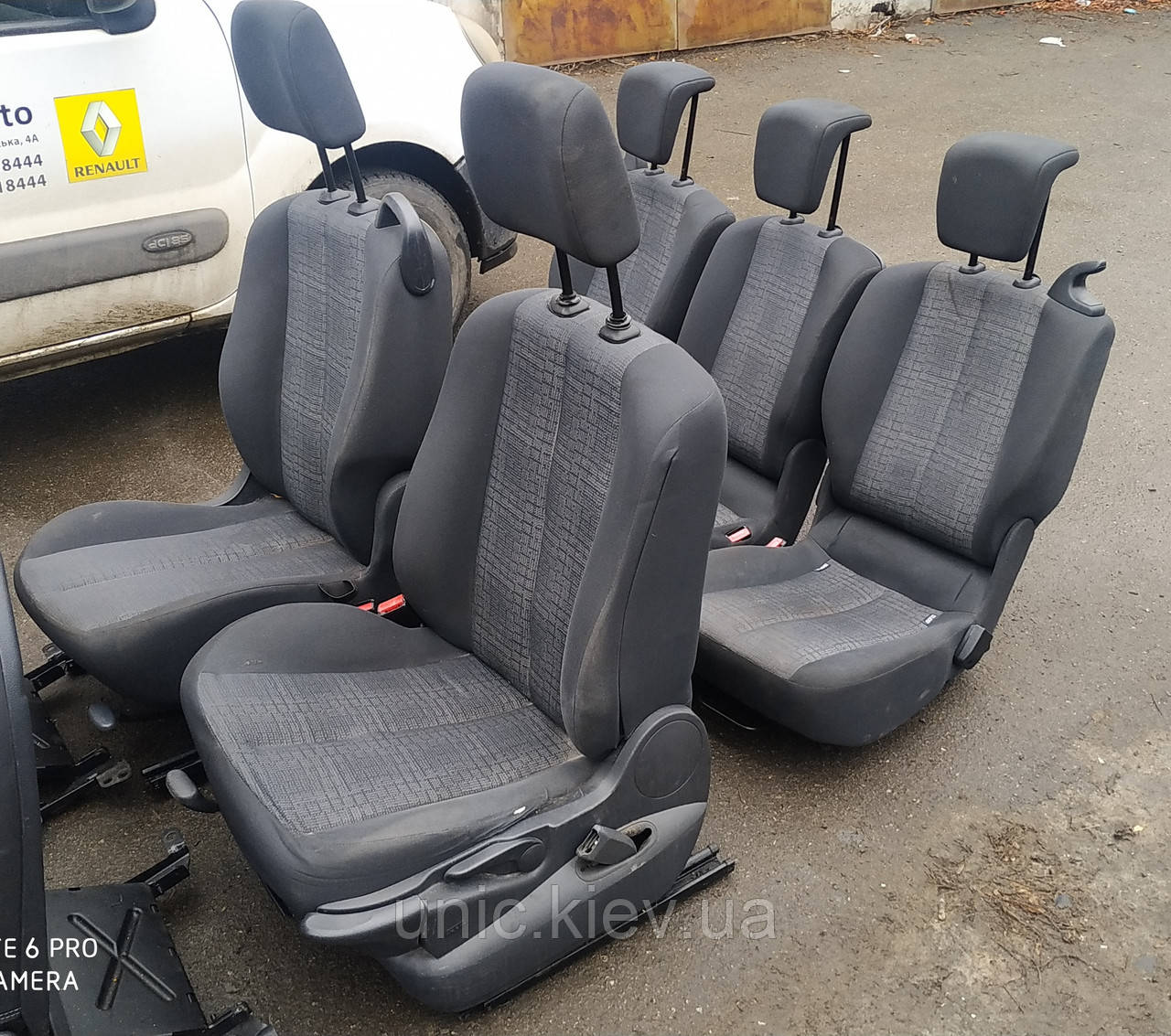 Сиденье салона передние+задние Рено Сценик 2 б/у: продажа, цена в Киеве ...