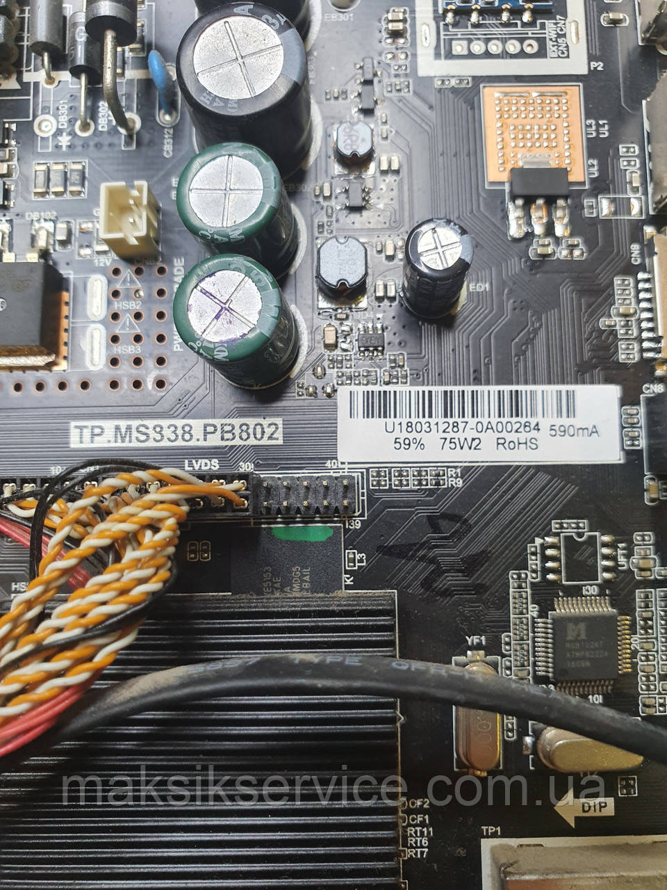 Материнська плата (Main Board) TP.MS338.PB802 для Liberty LD-4027 (ID#1529653019), ціна: 1400 ...